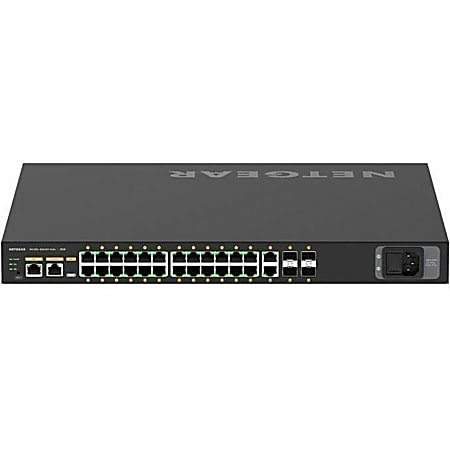 Netgear AV Line M4250 26G4XF PoE 24x1G PoE 480W 2x1G and 4xSFP Managed ...