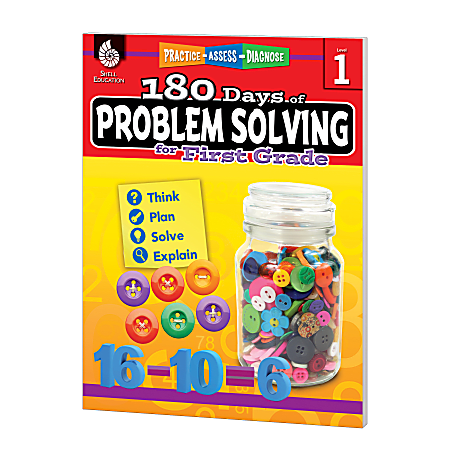 Shell Education 180 Days Of Problem Solving Grade 1 - Office Depot