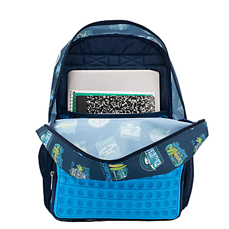 Accessory Innovations Shark Zone Backpack With 16 Laptop Pocket Blue ...