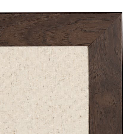 DesignOvations Beatrice Non Magnetic Framed Linen Fabric Pinboard 18 x ...