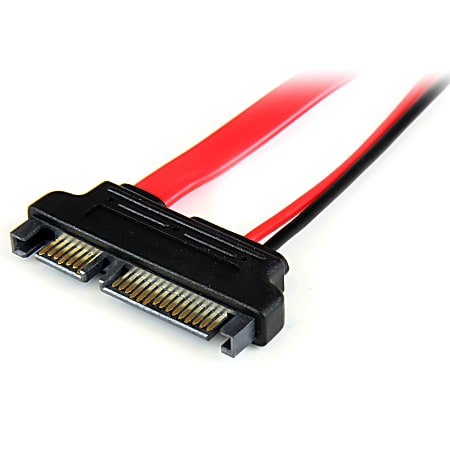 StarTech.com 6in Slimline SATA to SATA Adapter with Power FM slimline ...