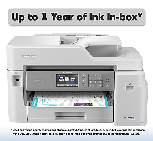 Brother INKvestment Tank MFC J5845DW Wireless Inkjet All In One Color ...