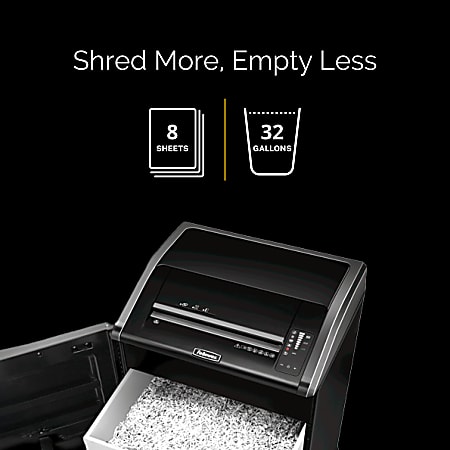 Fellowes Powershred 8 Sheet Super Micro Cut Paper Shredder 425HSG ...
