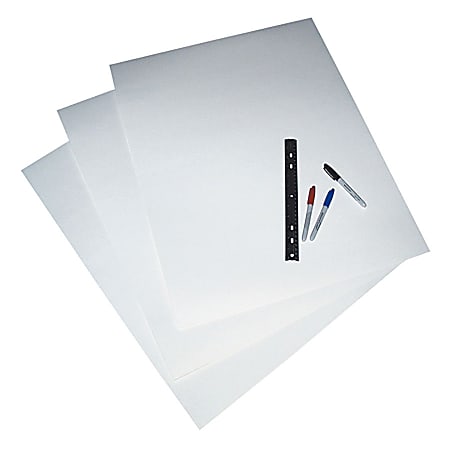 Pacon 2 Sided Poster Board 22 x 28 White Pack Of 25 - Office Depot