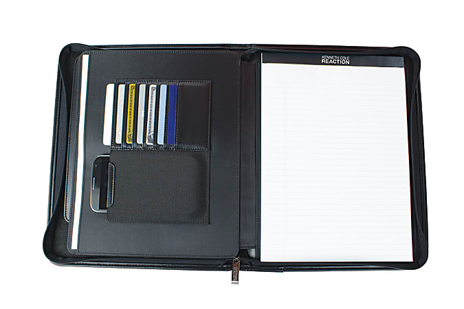 Kenneth Cole Reaction Tablet Padfolio 12 12 x 15 x 2 Black - Office Depot