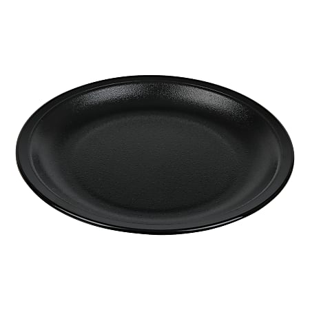 Cambro Camwear Round Dinnerware Plates 7 14 Black Pack Of 48 Plates ...