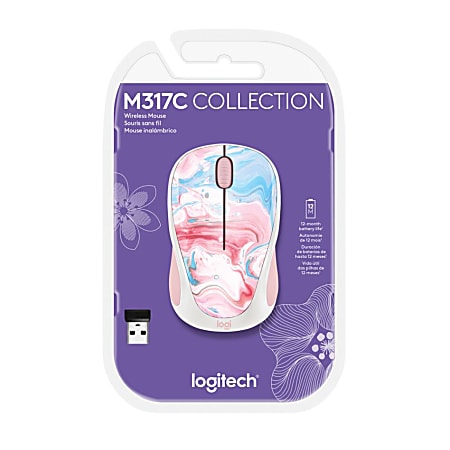 Logitech M317C Limited Edition Wireless Mouse 22percent Recycled Cotton ...