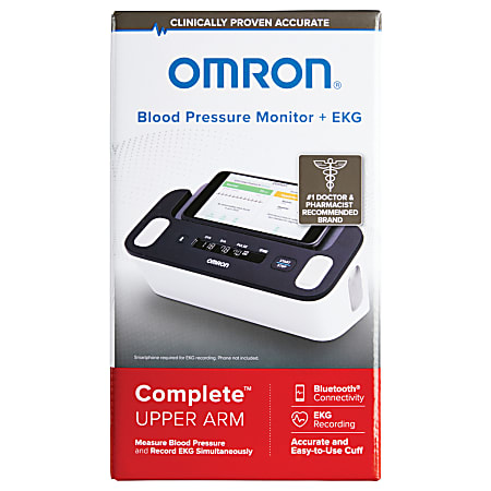 Omron Complete Wireless OMRBP7900 Upper Arm Blood Pressure Monitor And ...
