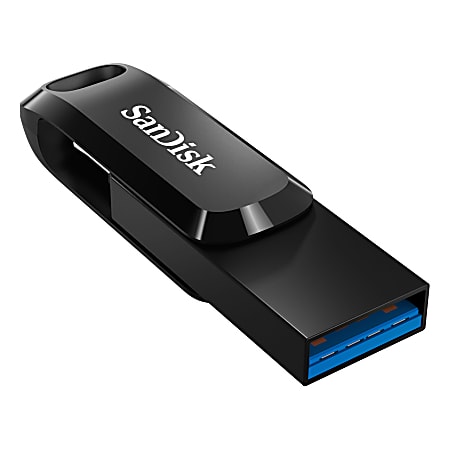 SanDisk Ultra Dual Drive Go USB Type C Flash Drive 128GB Black - Office ...
