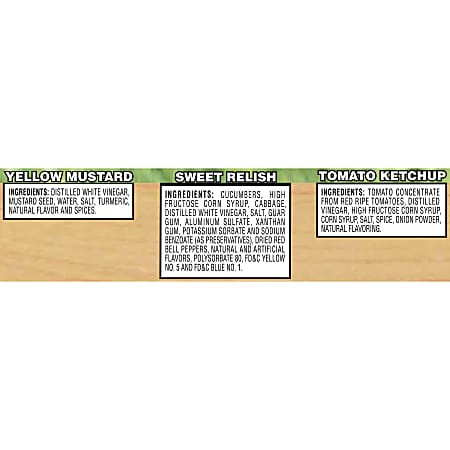 Heinz Condiment Picnic Pack 26 Oz Pack Of 4 Bottles - Office Depot