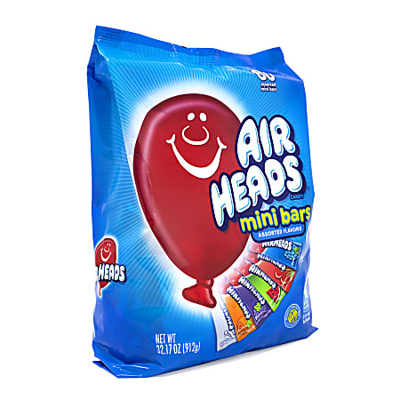 Airheads Mini Bars Assorted Flavors Bag Of 80 Pieces - Office Depot