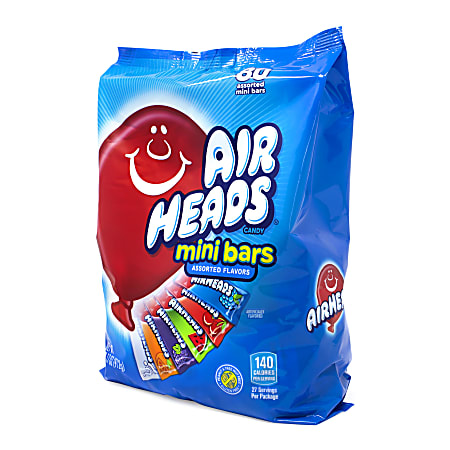 Airheads Mini Bars Assorted Flavors Bag Of 80 Pieces - Office Depot
