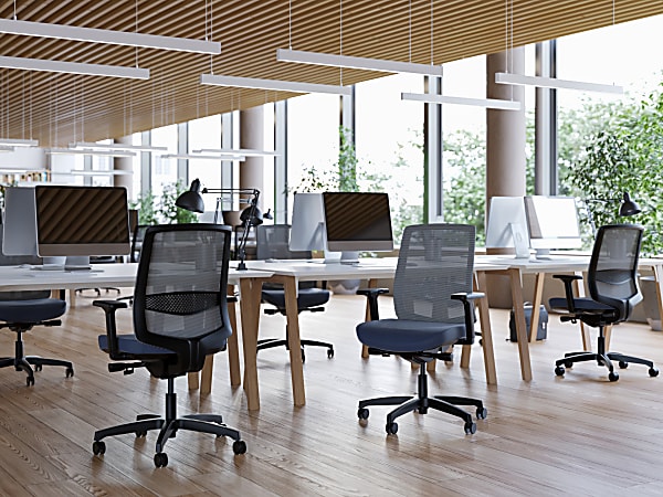 WorkPro Expanse Series Multifunction Ergonomic MeshFabric High Back ...