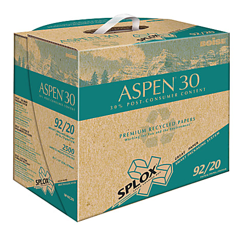 Boise Splox Speed Loading Reamless Paper Letter Size Paper 20 Lb ...