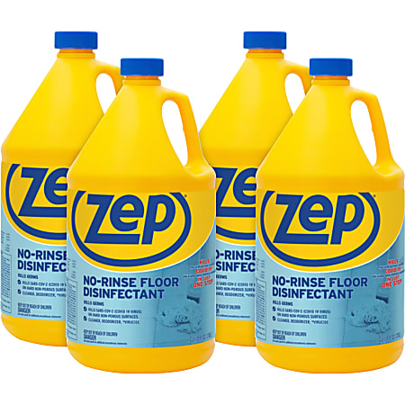 Zep No Rinse Floor Disinfectant 128 fl oz 4 quart Disinfectant ...
