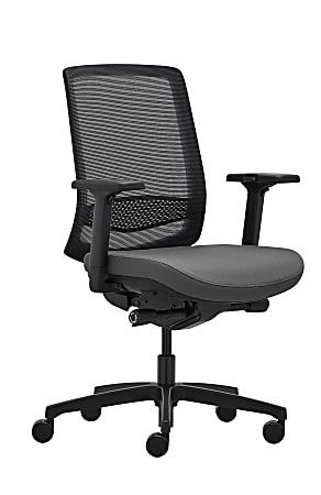 WorkPro Quantum 9000 Series Ergonomic MeshPremium Fabric Mid Back Chair ...