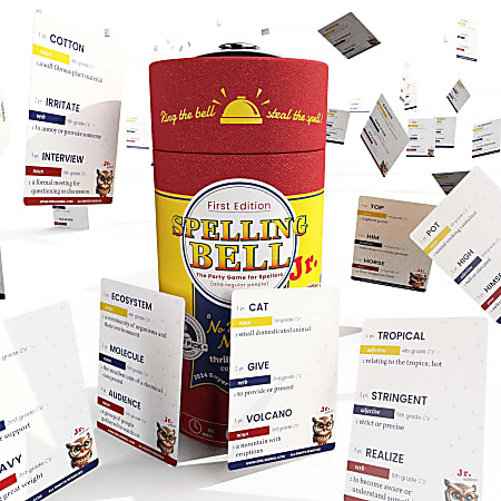 Spelling Bell Spelling Game Kids Edition Grades K 6 - Office Depot