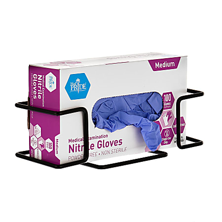 Alpine Single Box Wire Glove Dispensers 4 H x 10 W x 3 1316 D Black ...