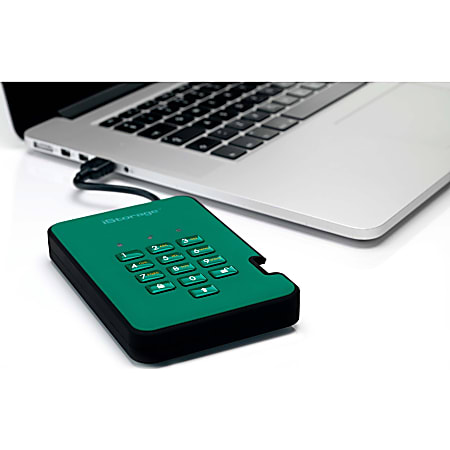 iStorage diskAshur2 HDD 500 GB Secure Portable Hard Drive Password ...