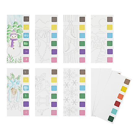 Brea Reese Packable Painting Bookmark Kit Winter Kit Of 13 Pieces ...