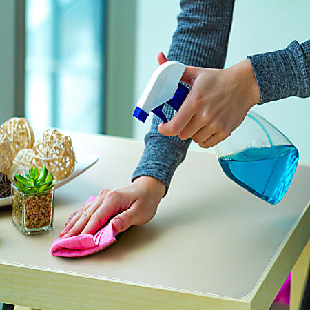 Floortex Desktex Anti Microbial Vinyl Table Mat 20 x 36 Fresh Mist ...