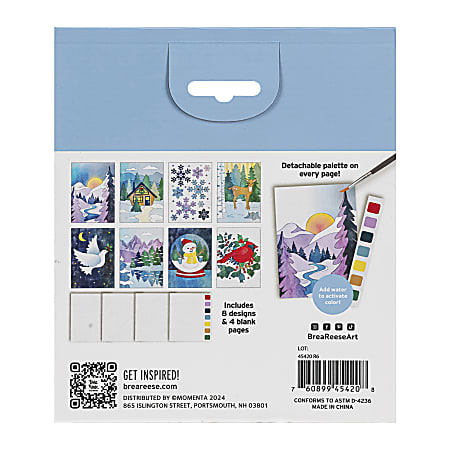 Brea Reese Packable Painting Bookmark Kit Winter Wonderland Kit Of 13 ...