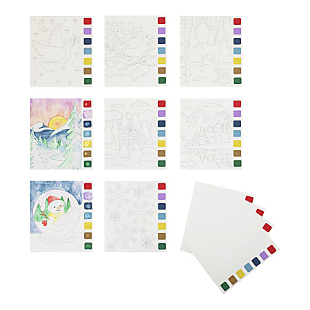 Brea Reese Packable Painting Bookmark Kit Winter Wonderland Kit Of 13 ...