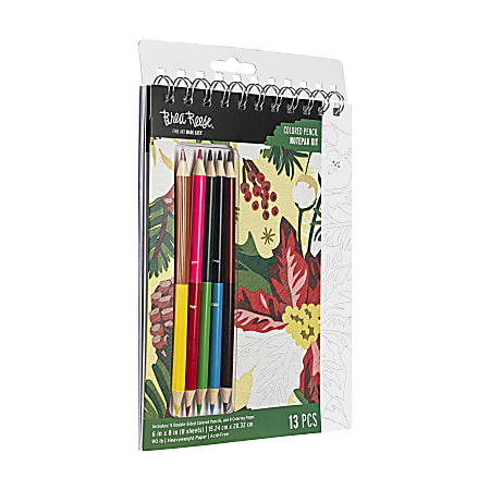 Brea Reese Color By Number Holiday Botanicals Coloring Book Kit ...