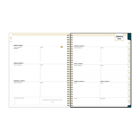 2024 Day Designer WeeklyMonthly Planning Calendar 8 12 x 11 Graceful ...