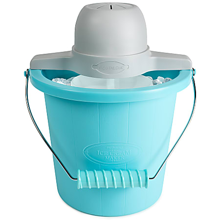 Nostalgia Electrics 4 Qt Electric Ice Cream Maker With Easy Carry ...