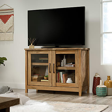 Sauder Cannery Bridge Display Cabinet For 42 TVs 30 38 H x 41 18 W x 17 ...