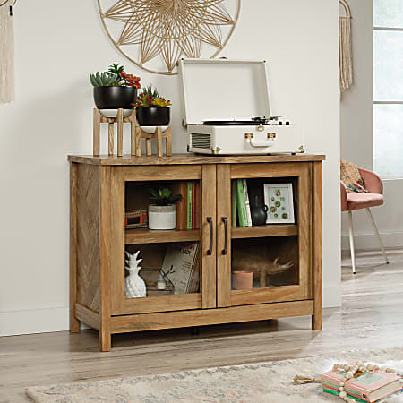 Sauder Cannery Bridge Display Cabinet For 42 TVs 30 38 H x 41 18 W x 17 ...