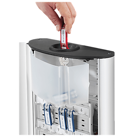 Durable Key Combination 54 Key Locking Aluminum Key Box 15 34 x 11 34 x ...