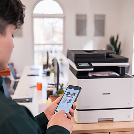 Brother MFC L8730CDW Wireless Business Color Laser All in One Printer ...