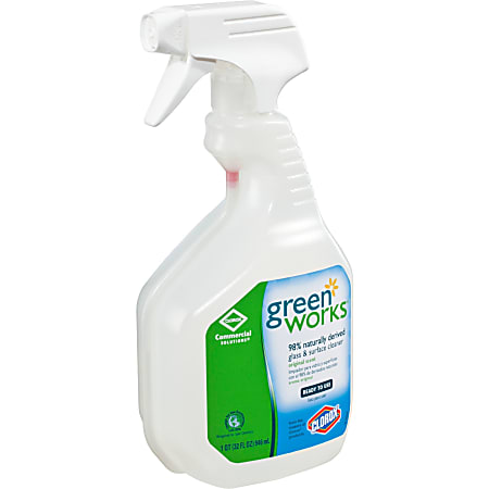 Clorox Commercial Solutions Green Works Glass Surface Cleaner Spray 32 ...