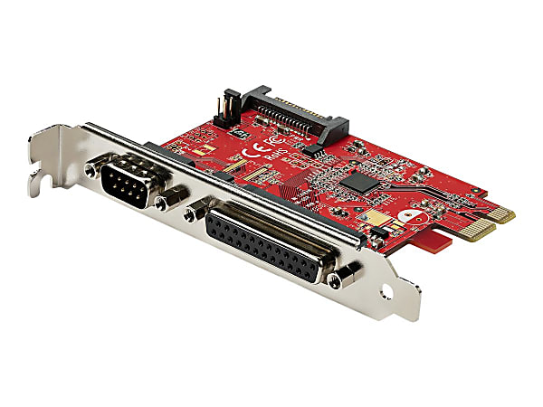 StarTech.com PCIe Card with Serial and Parallel Port PCI Express Combo ...
