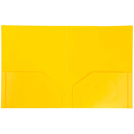 JAM Paper Heavy Duty 2 Pocket Plastic Presentation Folders 9 x 12 ...
