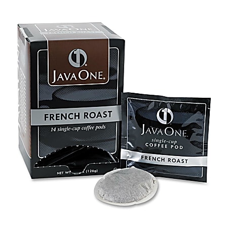 Java One Single Serve Coffee Pods French Roast Carton Of 14 - Office Depot