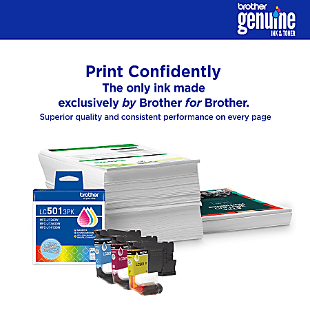 Brother LC5014PK Standard Yield Black Cyan Magenta and Yellow Ink ...