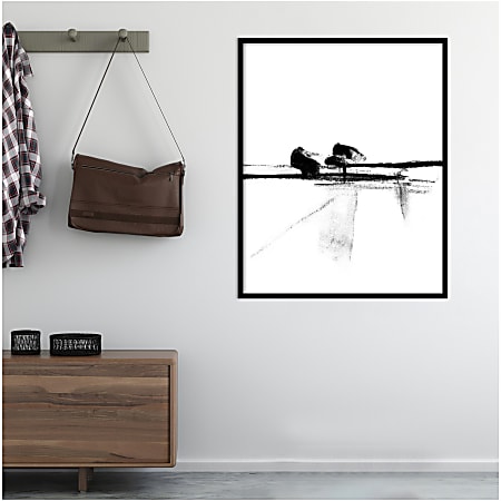 Amanti Art Trees by Teju Reval Wood Framed Wall Art Print 33 W x 41 H ...