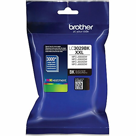 Brother LC3029 Black Super High Yield Ink Cartridge LC3029BK - Office Depot