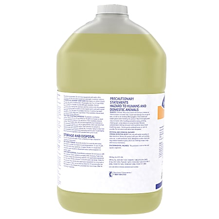 Diversey LIQU A KLOR Bactericide Disinfectant Sanitizer 1 Gallon Yellow ...