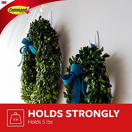 Command Designer Hooks Value Pack 5 lb 4 large hooks 6 large strips ...