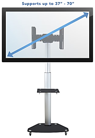 Mount It Mobile TV Stand For 37 70 Screens 43 34 H x 23 14 W x 5 58 D ...