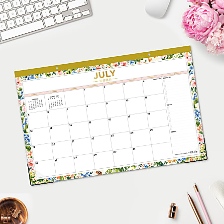 DESK PAD PLANNING CALENDAR DD ASHLEY COTTAGE 17X11 AY26 27 MONTHLY ...