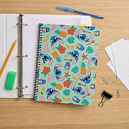Disney Lilo Stitch Licensed Single Subject Wide Ruled Notebook 8.5 x 11 ...
