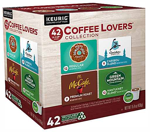 Green Mountain Coffee Coffee Lovers Collection Single Serve K Cup ...