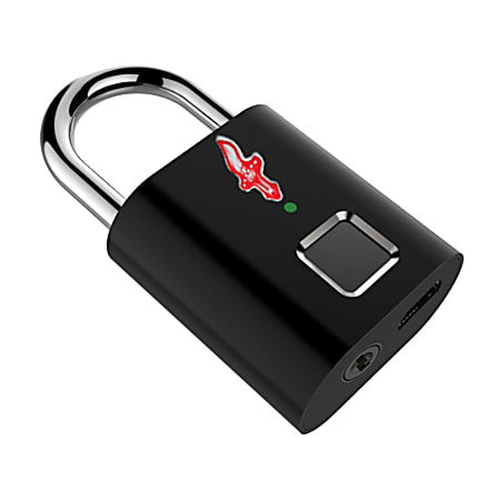 Tokk PL16 TSA Approved Steel Fingerprint Travel Lock 2 12 H X 1 12 W X ...