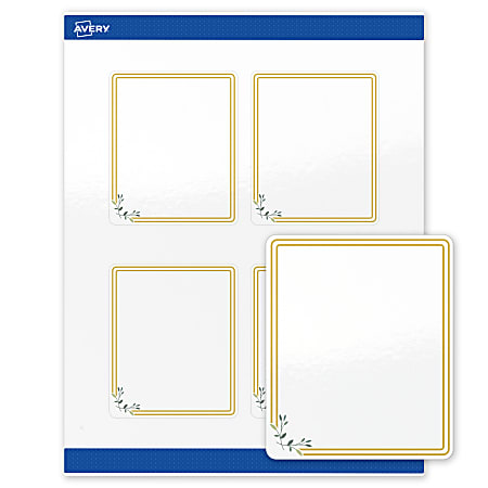 Avery Print To The Edge Labels Sure Feed S00 DMQ PRWGP10 4 x 3 13 ...