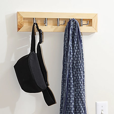 Better Houseware Milano Hook Horizontal Rack 1 H x 4 W x 17 18 D ...